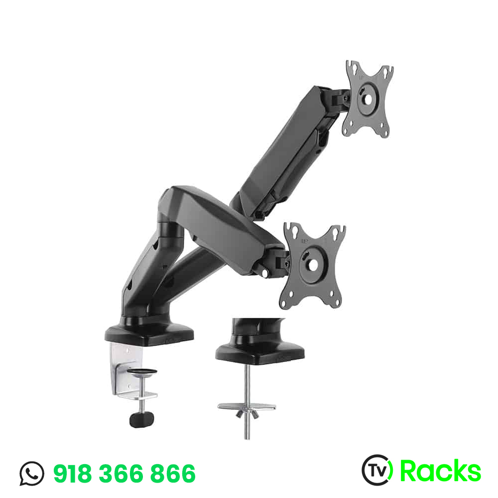 Rack para 2 Monitor Ergonomico de 13 a 27 pulgadas | Rack para Tv desde ...